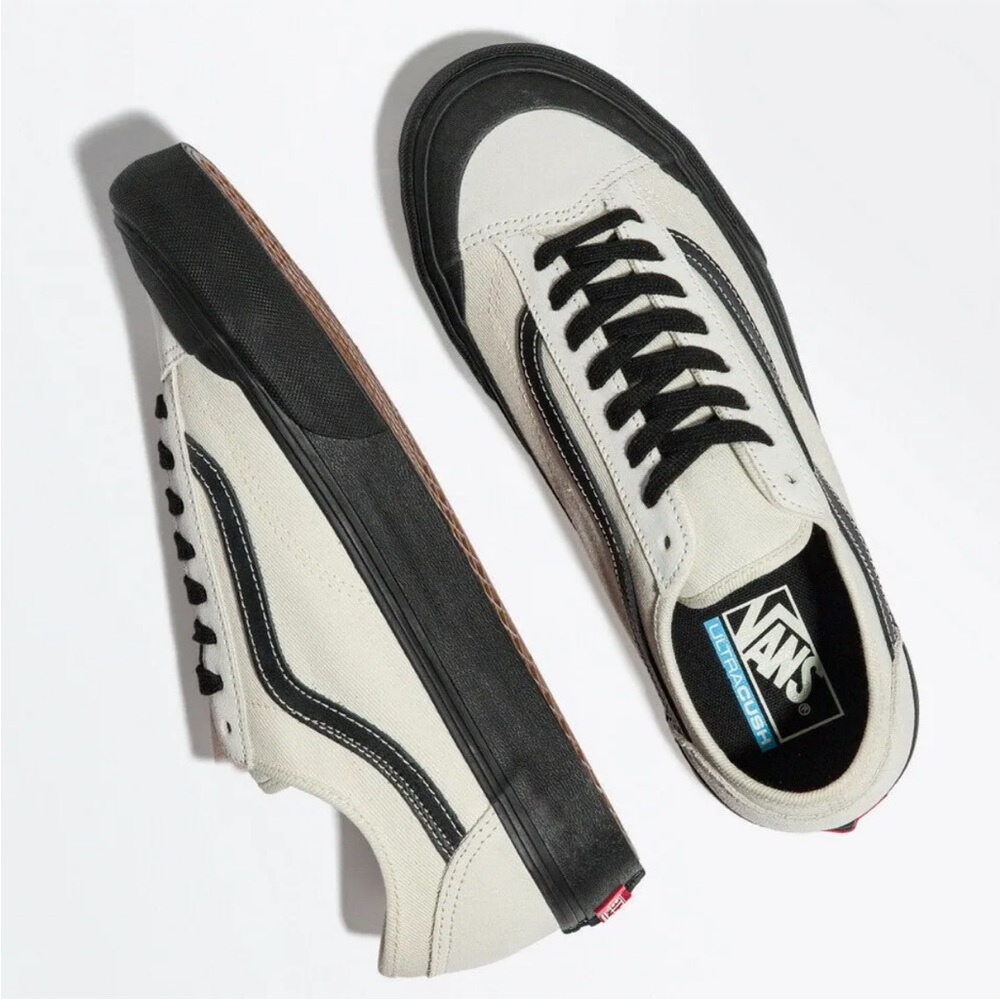 Vans Style 36 Decon Sf Salt Wash Marshmallow/Black Sn… - Gem